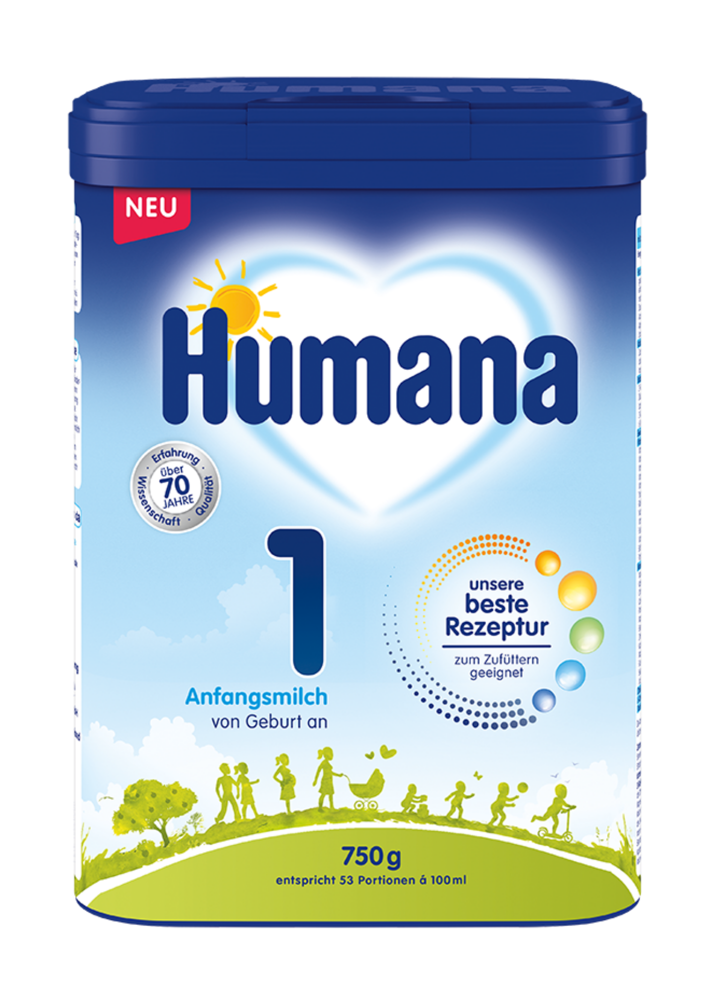 Humana Anfangsmilch 1: Für einen guten Start von Geburt an